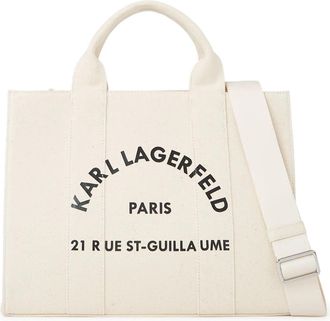 Karl Lagerfeld Shopper - RUE ST-GUILLAUME KLEINE QUADRATISCHE TOTE-BAG - Gr. unisize - in Beige - für Damen