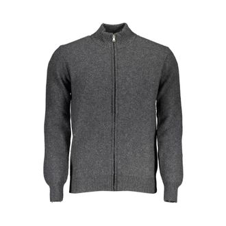 North Sails Graue Strickjacke mit Rei&szlig;verschluss - - Knitwear - Herren - Grau - 2XL
