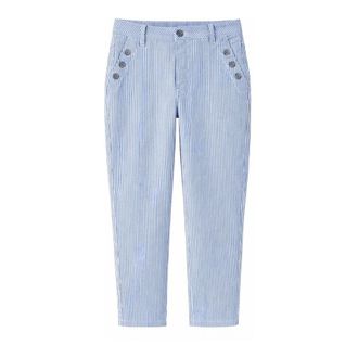 2-Biz Femme, Pantalons, Bleu, Taille: 48 FR Cropped Pantalons