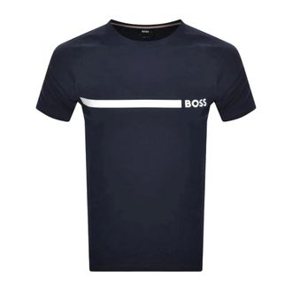 HUGO BOSS Homme, Tops, Bleu, Taille: 2XL T-shirt logo Mc