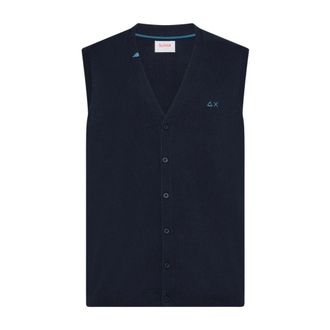 Sun 68 Herren, Strickwaren, Blau, LGr&ouml;&szlig;e