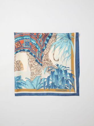 Ferragamo Schal FERRAGAMO Damen Farbe Blau