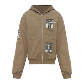 Misbhv Misbhv - SweaT-shirt zipp&eacute; &agrave; patchs Warszawa - unisex - Sweatshirts et sweats &agrave; capuche - Gris - Taille: M