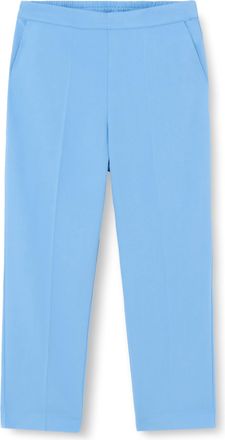 Kaffe Curve Kaffe Curve Damen Plus-Size Womens Trousers Cropped Length Elasticated Waist Pockets Hose, Ultramarine