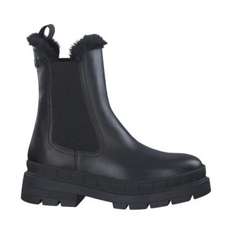 Tamaris Leather Bootie - - Shoes - Damen - Schwarzk - 37 EU