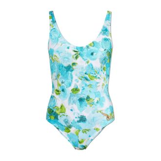 Chlo&eacute; Aqua Blumenmuster-Einteiler-Badeanzug - - Swimwear - Damen - Blau - 2XS