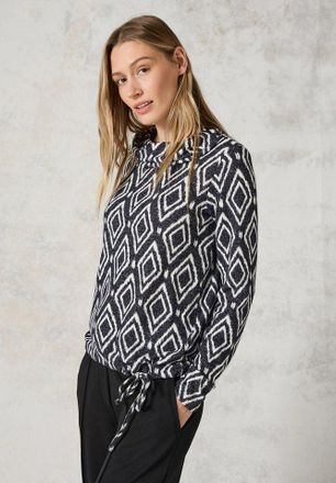 Cecil Langarmshirt mit Tunnelzug am Saum