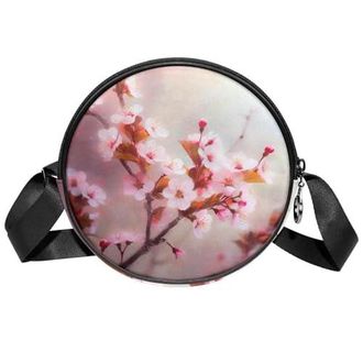 Generic Circle Sac &agrave; bandouli&egrave;re pour femme, petit sac &agrave; bandouli&egrave;re avec fermeture &eacute;clair et bretelles r&eacute;glables style d&eacute;contract&eacute; pour femmes et filles