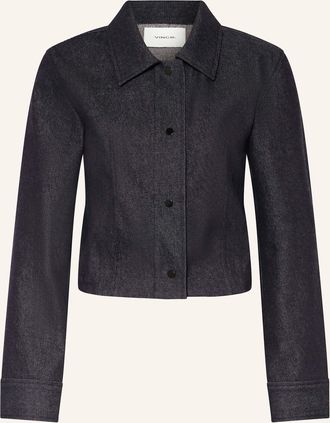 Vince Vince Cropped-Overjacket blau