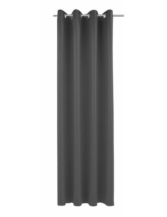 Albani Deko-Ösenschal DimOut/Mia dunkelgrau / 245x140 cm, Polyester, 245x140cm, HM69254500