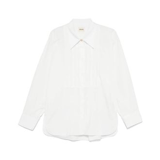 Khaite Wei&szlig;es Baumwollhemd mit Knopfverschluss - - Blouses & Shirts - Damen - Wei&szlig; - S