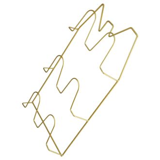 NUOBESTY Mehrlagiger Pantoffelhalter Eisen Wandmontage Badezimmer Hausschuhehalter Platzsparend Stabil Dreist&ouml;ckig