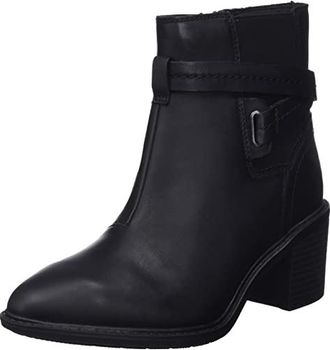Clarks Femme Scene Star Bottes Tendance, Cuir Noir, 37 EU