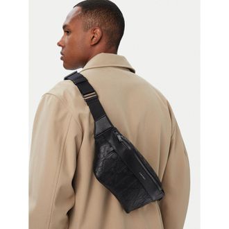 Calvin Klein G&uuml;rteltasche Calvin Klein Emblem Aop Deboss Waistbag LV04D3564G Schwarz