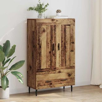vidaXL vidaXL Haut Armoire Bois Ancien 69,5 x 31 x 115 cm Bois ding&eacute;nierie