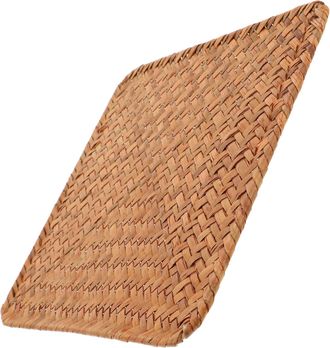 OSALADI Platzset aus Seegras 20X20cm Hitzebest&auml;ndig rutschfest Gewebtes Retro Tischset Unterlage f&uuml;r Kaffeetassen K&uuml;chentischmatte f&uuml;r Esszimmer und Wohnzimme