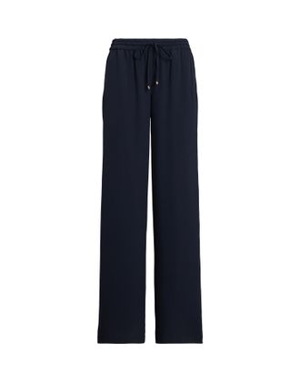 Ralph Lauren SIDE-STRIPE GEORGETTE WIDE-LEG PANT