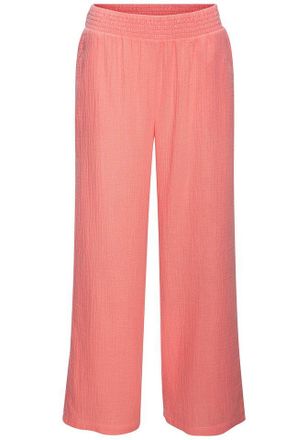 Beach Time Schlupfhose f&uuml;r den Sommer mit elastischem Bund aus leichter Musselinware, luftige Strandhose mit weitem Schnitt