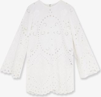 Dolce & Gabbana Mini cotton dress with embroidery - DOLCE & GABBANA - gender_Woman