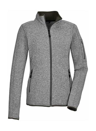Killtec Fleecejacke KOW 111 WMN KNT FLC JCKT Strickfleecejacke, Melange-Optik, Stretch, verschlie&szlig;bare Taschen