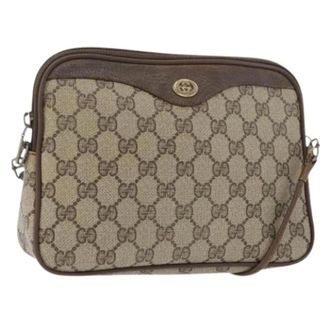 Gucci Pre-owned Vintage GG Canvas Schultertasche - - Pre-owned - Damen - Beige - ONE SIZE