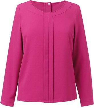Brook Taverner Roma Bluse f&uuml;r Damen Lang&auml;rmlig (Fuchsie)