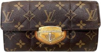 Louis Vuitton Pre-owned Vintage Monogram Long Wallet (Tri-fold) - Femme - Pre-owned - Brun - Taille: ONE Size