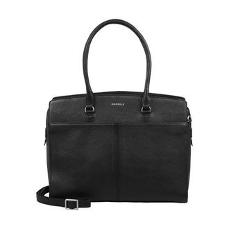 Burkely Cool Colbie Sac de Travail 15.6 - Noir - Sac Ordinateur en Cuir pour Femme - &Eacute;l&eacute;gant Sac Tote de Bureau avec Compartiment 15.6 et Bandouli&egrave;re R&eacute;glable
