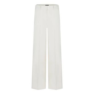 Cambio Elegante Amelie Hose - - Trousers - Damen - Wei&szlig; - L L32
