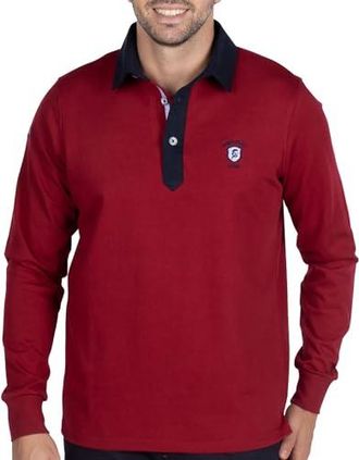 Shilton Polo Basic Fantaisie Homme 5XL / Bordeaux