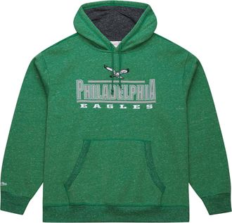 Mitchell & Ness NFL Throw It Back | Fleece Kapuzenpullover | Vintage Logo (DE/NL/SE/PL, Alphanumerisch, M, Regular, Regular, Philadelphia Eagles)
