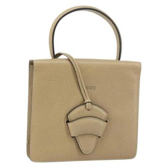 Loewe Pre-owned Lederhandtasche - - Pre-owned - Damen - Beige - ONE SIZE