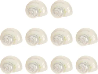 Amosfun Aquarium Deko Muscheln Einsiedlerkrabbenschalen Nat&uuml;Rliche Conch F&uuml;R Fischtank Dekorative Muschelschalen Aquariumzubeh&ouml;R 5X3X3Cm