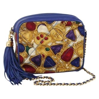 Chanel Sac bandouli&egrave;re en satin vintage doccasion - Femme - Pre-owned - Multicolore - Taille: ONE Size