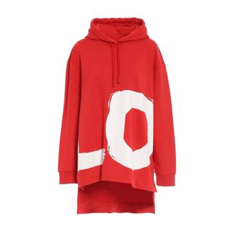 Burberry Homme, Sweatshirts et sweats &agrave; capuche, Rouge, Taille: 36 FR Sweat &agrave; Capuche Love avec D&eacute;tails Imprim&eacute;s