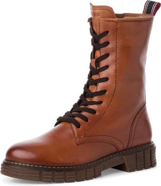 s.Oliver Bottines en Dentelle pour Femme 5-26247-43 Botte de Neige, Cognac, 36 EU