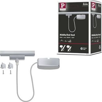 Paulmann 968.31 97283 Système Câble Connecteur dalimentation 1 Paire Max. 300W Chrome Mate 12V Métal, Différents matériaux, 0 W, Argent, 1 pièce