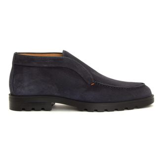 Santoni Slip-On Schuhe L&auml;ssig Formal - - Shoes - Herren - Blau - 40 EU