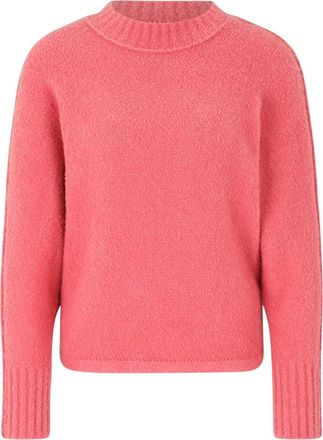 Cartoon Batwing Strickpullover - - Knitwear - Damen - Rosa - 2XL