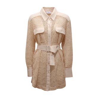 Marella Diego Spitzenhemd - - Dresses - Damen - Wei&szlig; - L