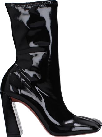 Amina Muaddi Femmes Bottes Marines Tissu Noir