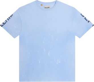 Gallery Dept. Homme, Tops, Bleu, Taille: 2XL T-shirt &agrave; imprim&eacute; logo peint