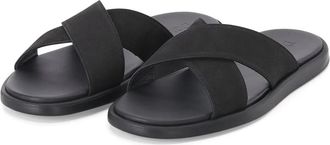 Doucal's Low-Top Sneaker - Sandalen aus Leder - Gr. 41 (EU) - in Schwarz - f&uuml;r Damen