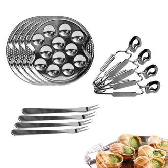 COOK CONCEPT Schnecken-Dienstprogramm, Silber, One Size, Einheitsgröße, KU6097