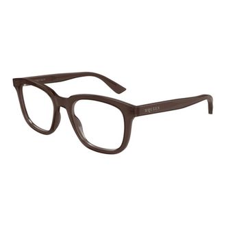 Alexander McQueen Am0539O 005 Brillen - - Accessories - Damen - Braun - 52 MM