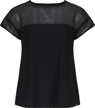 Herno Femme, Sport, Noir, Taille: 40 FR Haut &agrave; manches courtes et col rond