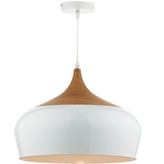D&auml;r Lighting DAR GAUCHO - Suspension Dome Blanc Large, 1x E27