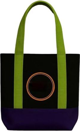 Generic Sac fourre-tout en toile pour Halloween, grande capacité, sac de transport festif pour voyage, shopping, vacances, plage, voyage daffaires, Couleur : 