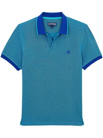 Vilebrequin polo en coton - Bleu