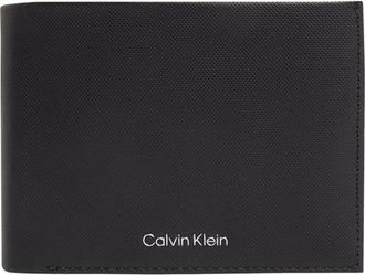 Calvin Klein Portefeuille Homme Must Trifold en Cuir, Noir (Black), Taille Unique